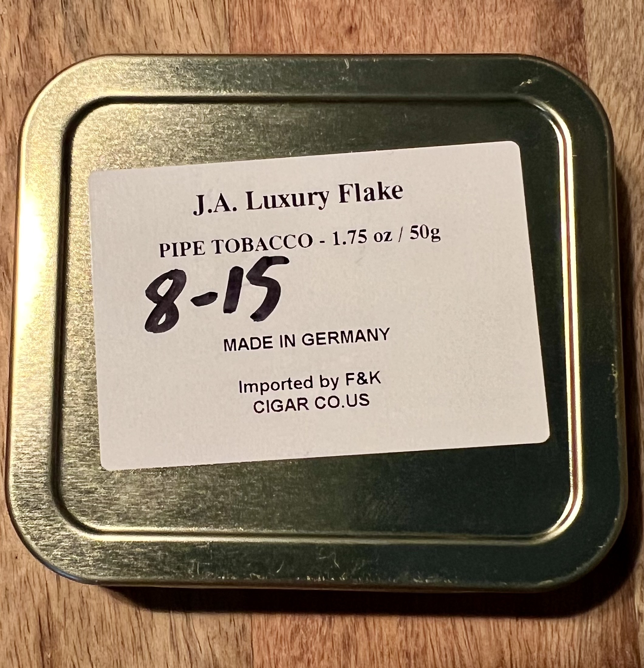 Auction #54527 [Wacko-4-Tobacco] | TinBids.com
