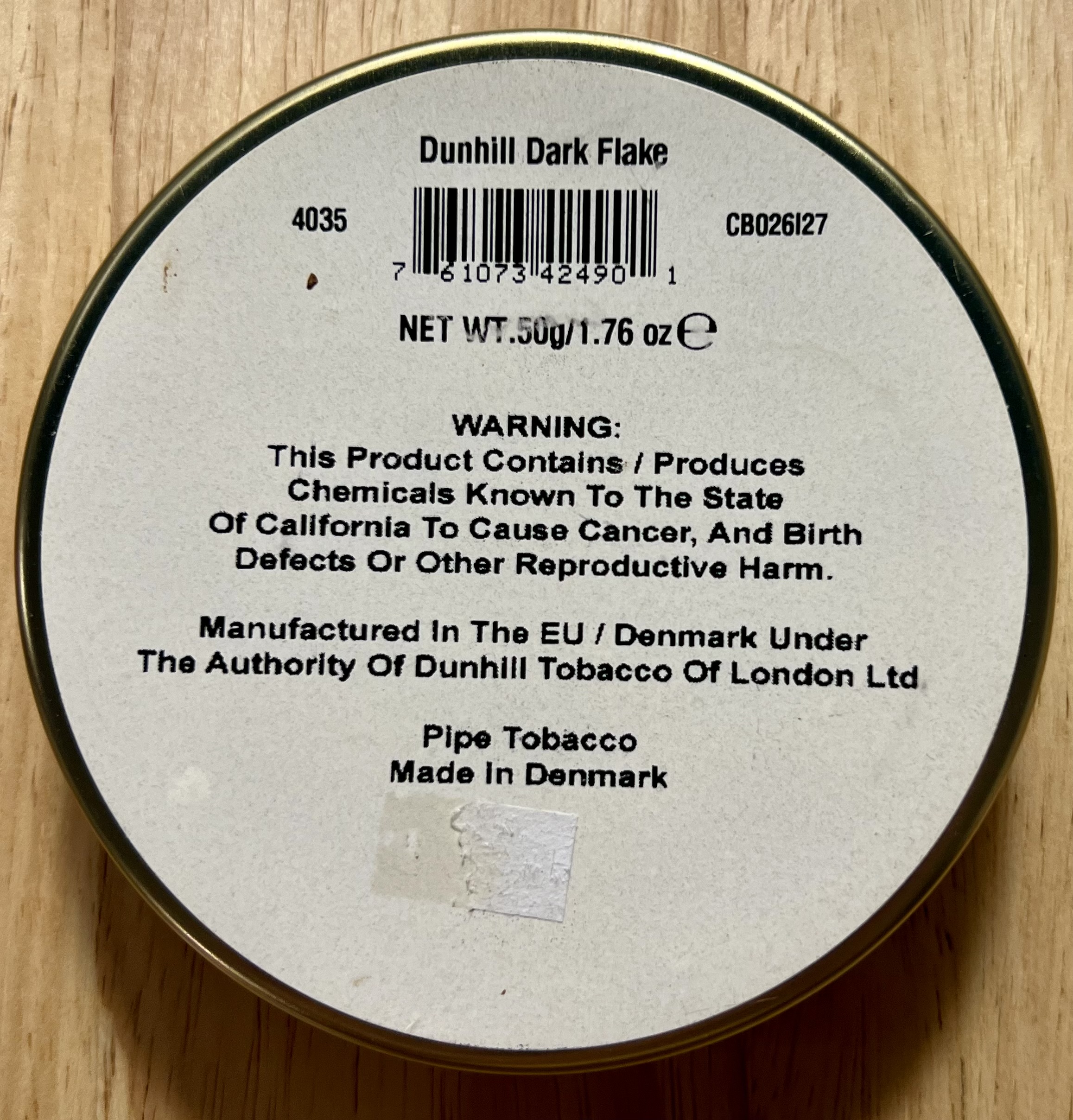 Auction #55731 [Wacko-4-Tobacco] | TinBids.com